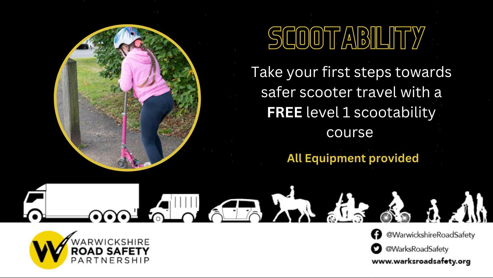 Scooter Training | Warwickshire Road Safety Partnership